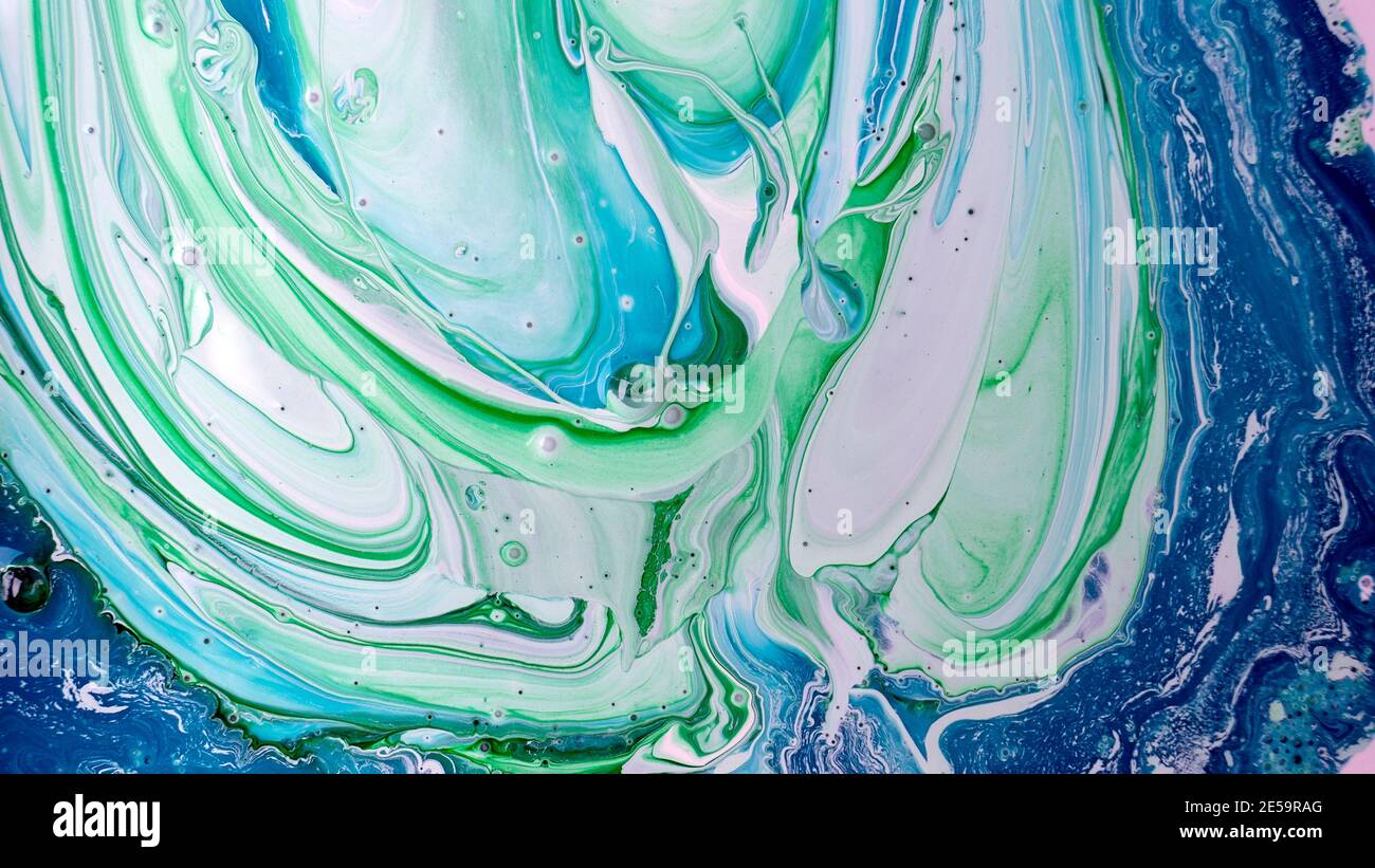 The colors of the aqueous ink are translucent. Abstract multicolored ...