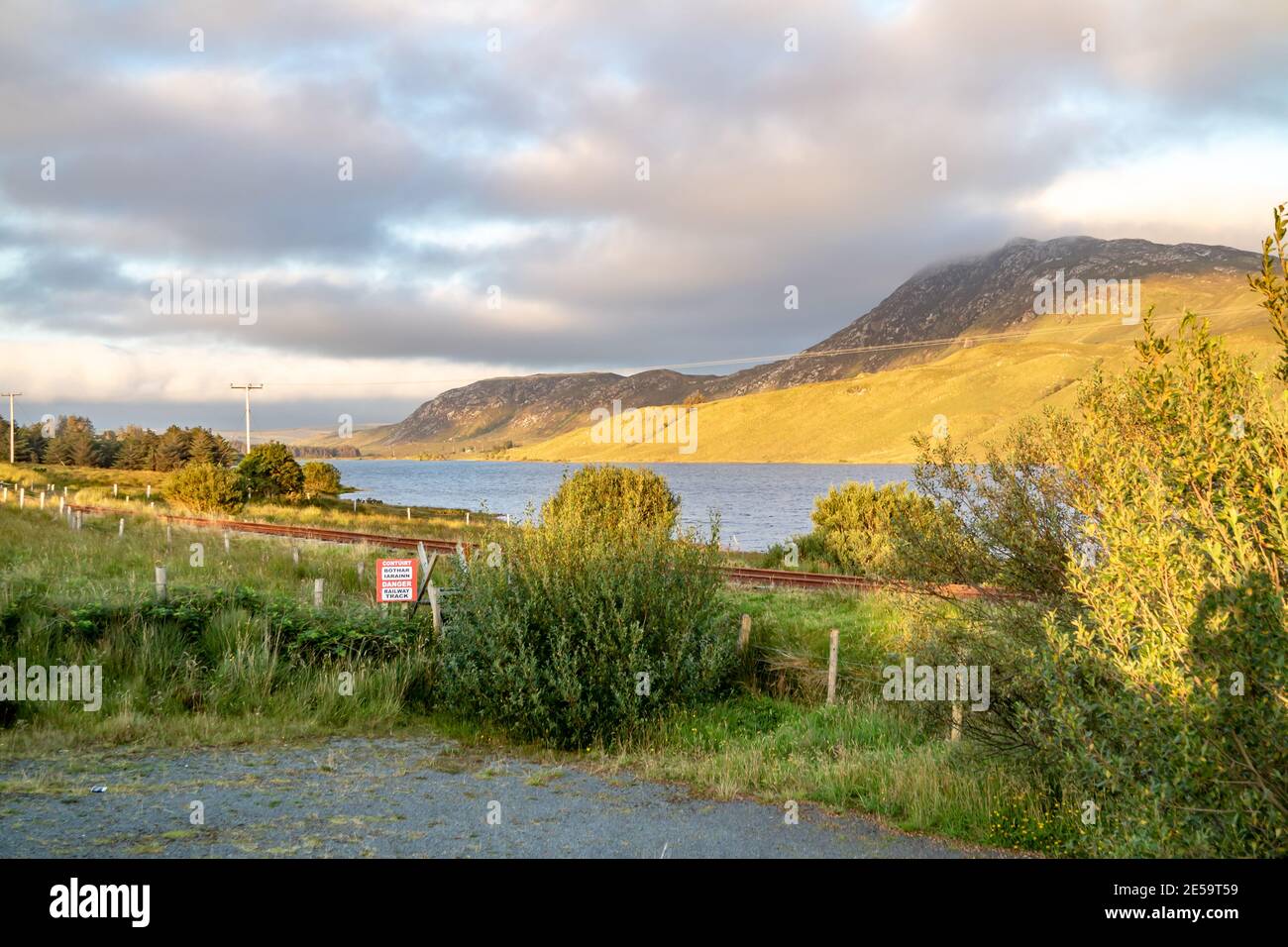 This is Lough Finn in Fintown in Donegal Ireland Stock Photo - Alamy