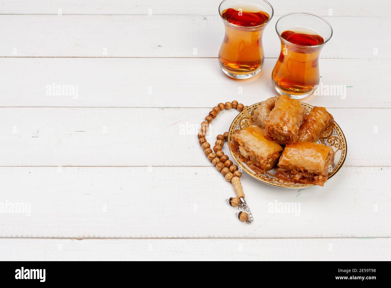 Set traditional turkish desserts hi-res stock photography and images ...