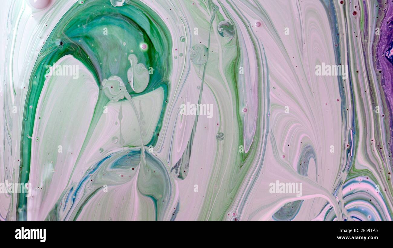 The colors of the aqueous ink are translucent. Abstract multicolored ...