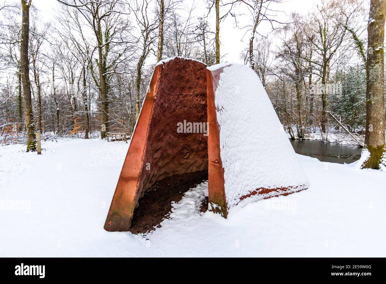 "Threshold" by Natasha Rosling. A walk in the snow along the Forest of ...