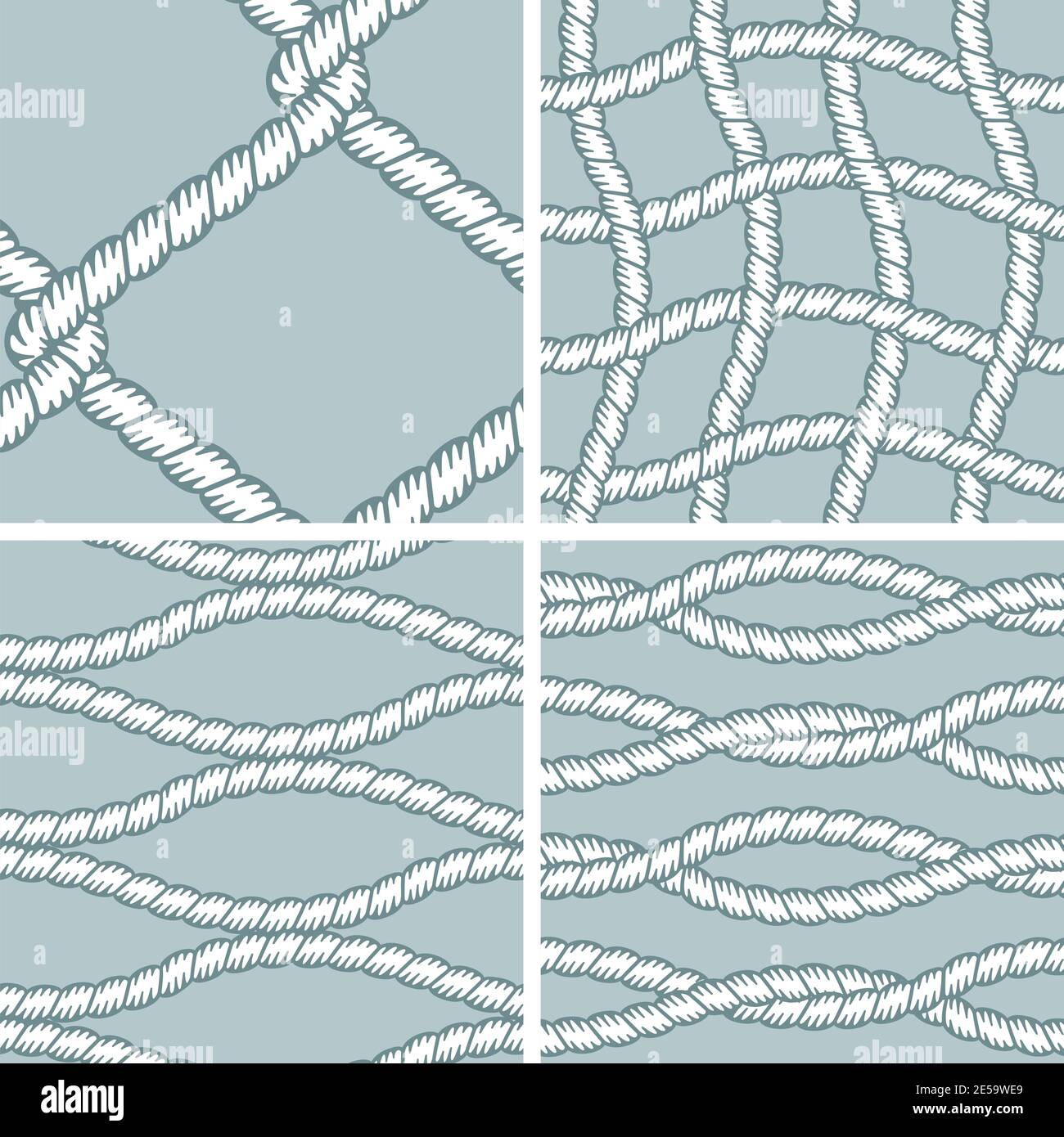 Rope tangled pattern background Stock Vector Images - Alamy