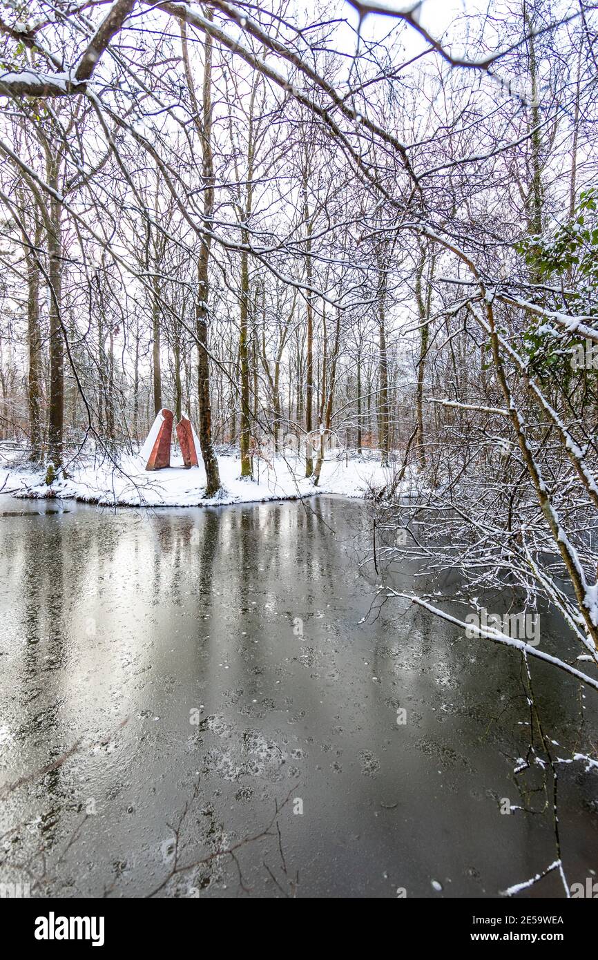 "Threshold" by Natasha Rosling. A walk in the snow along the Forest of ...