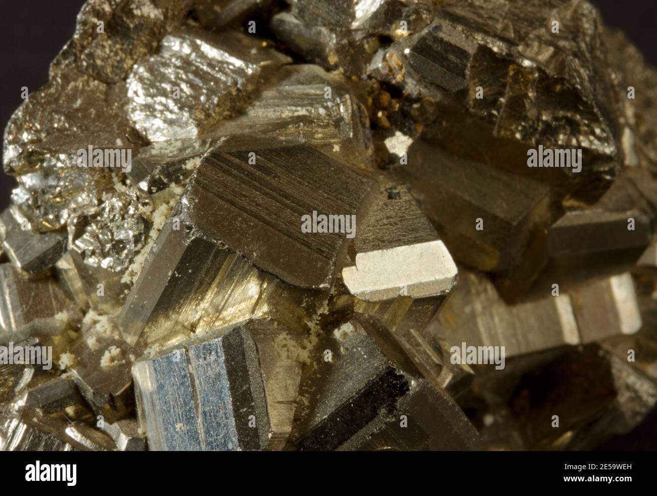 The cubic crystals of Iron Pyrite is often called Fool's Gold, owing to ...