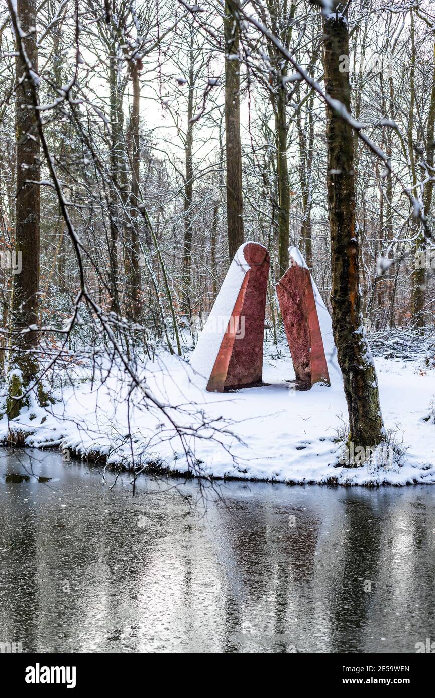 "Threshold" by Natasha Rosling. A walk in the snow along the Forest of ...