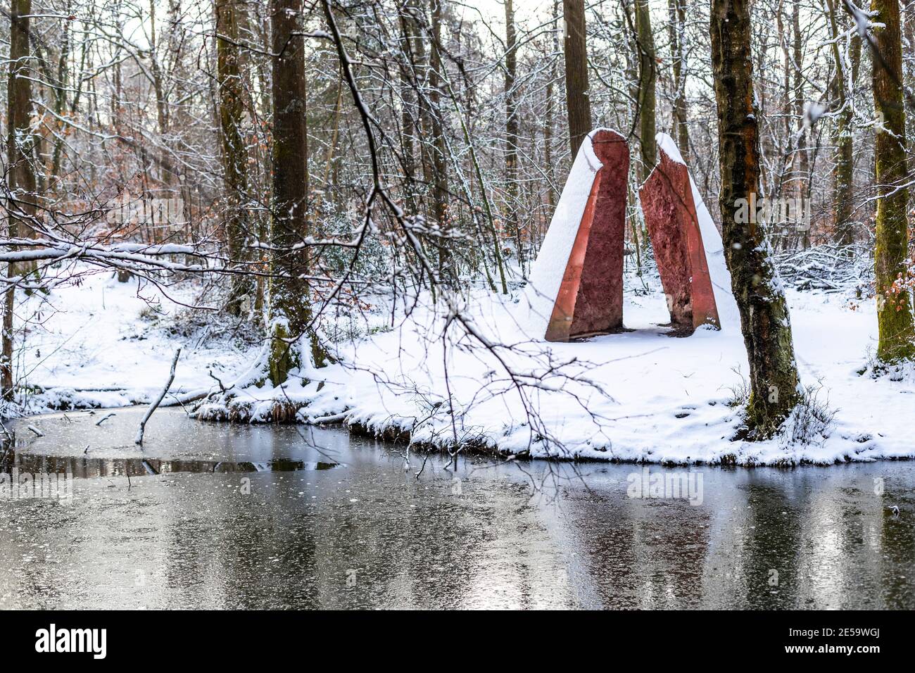 "Threshold" by Natasha Rosling. A walk in the snow along the Forest of ...