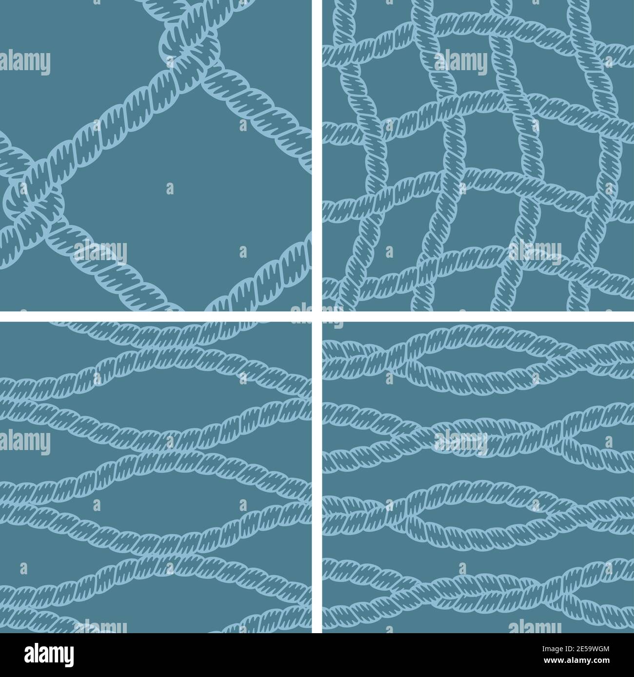 Rope tangled pattern background Stock Vector Images - Alamy