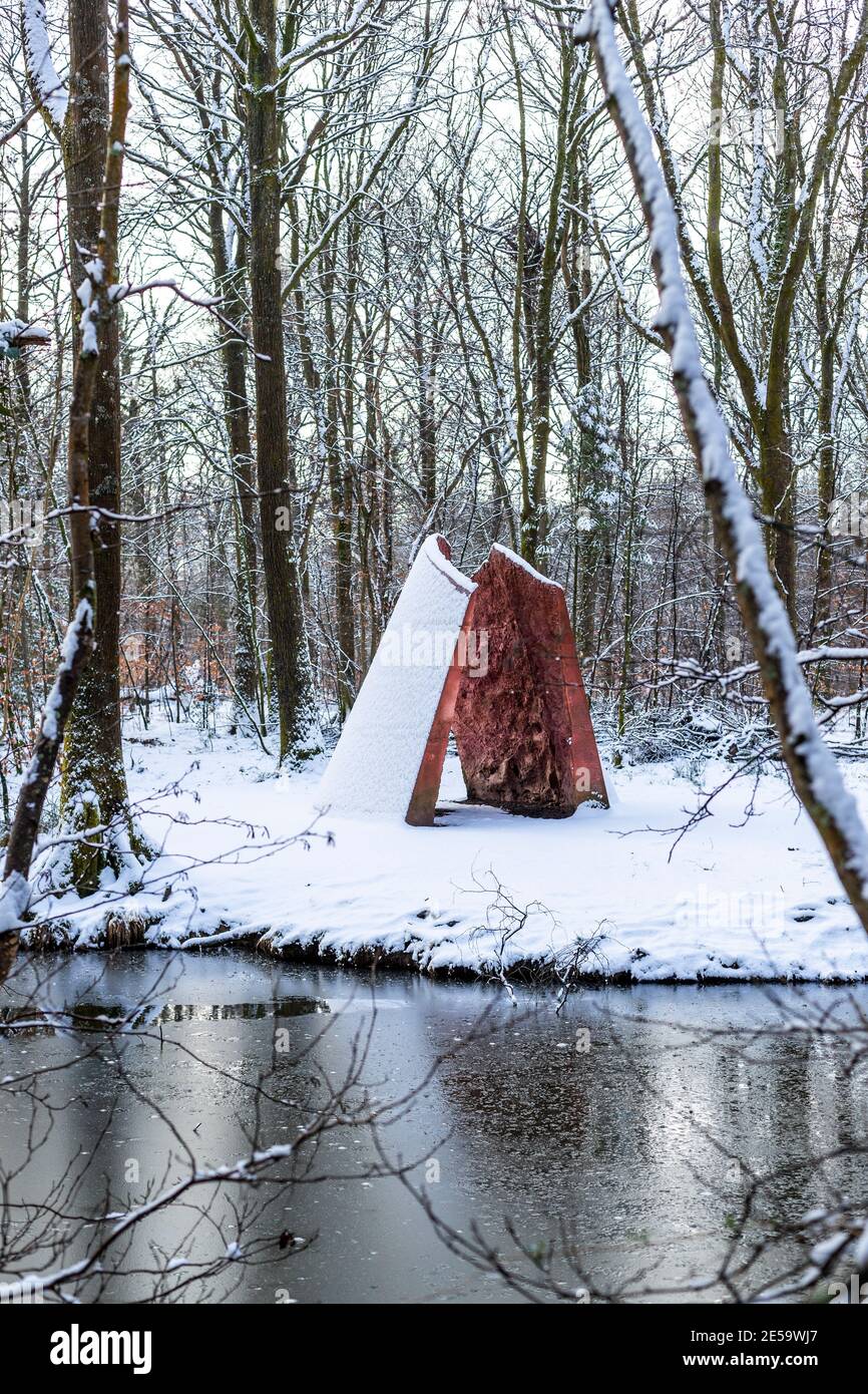 "Threshold" by Natasha Rosling. A walk in the snow along the Forest of ...