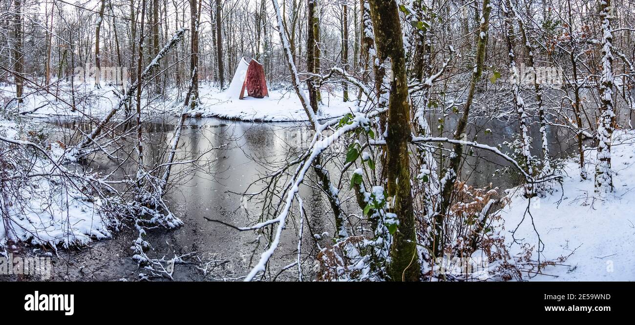 "Threshold" by Natasha Rosling. A walk in the snow along the Forest of ...