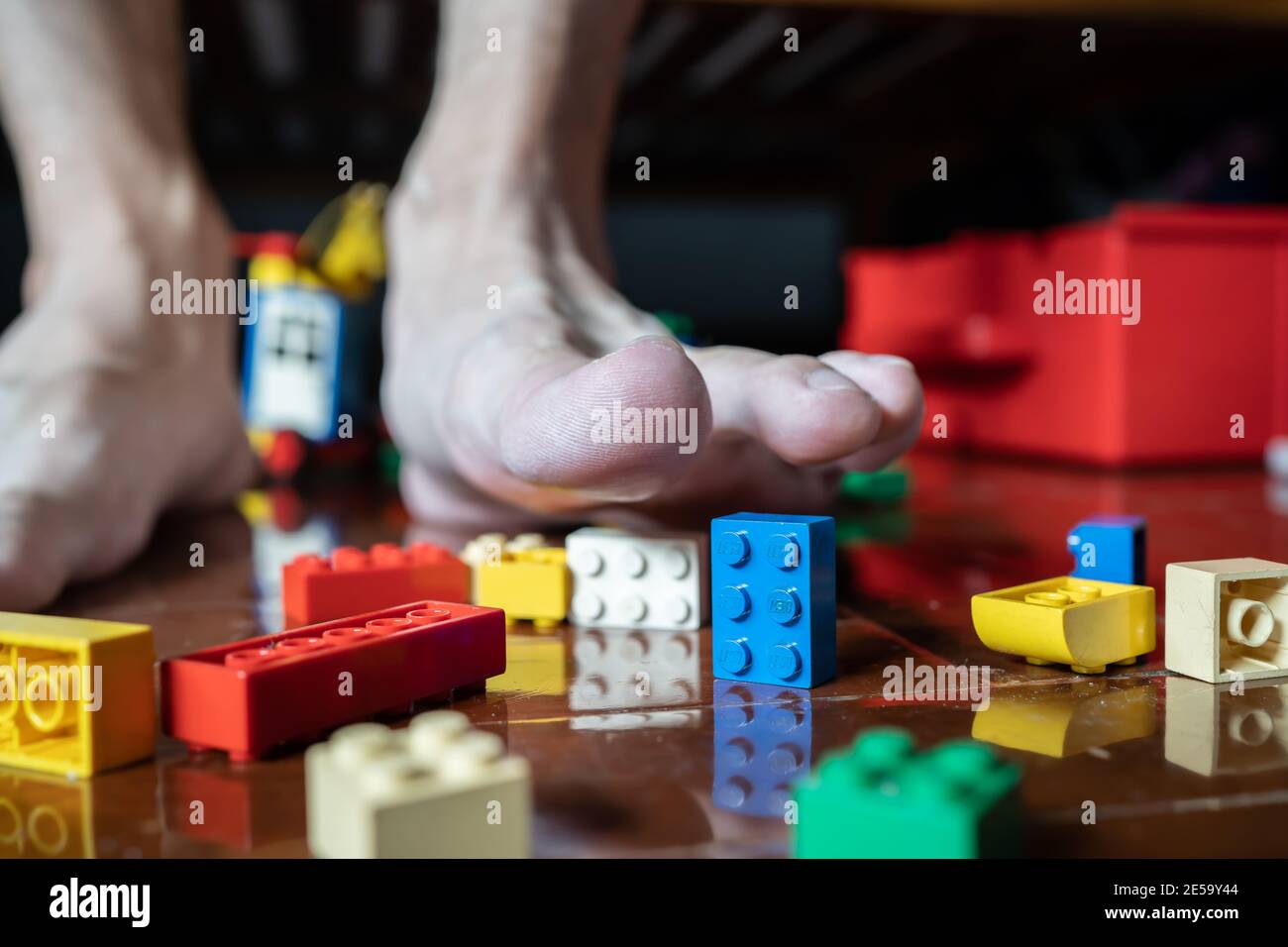 Lego block hurt hi-res stock photography and images - Alamy