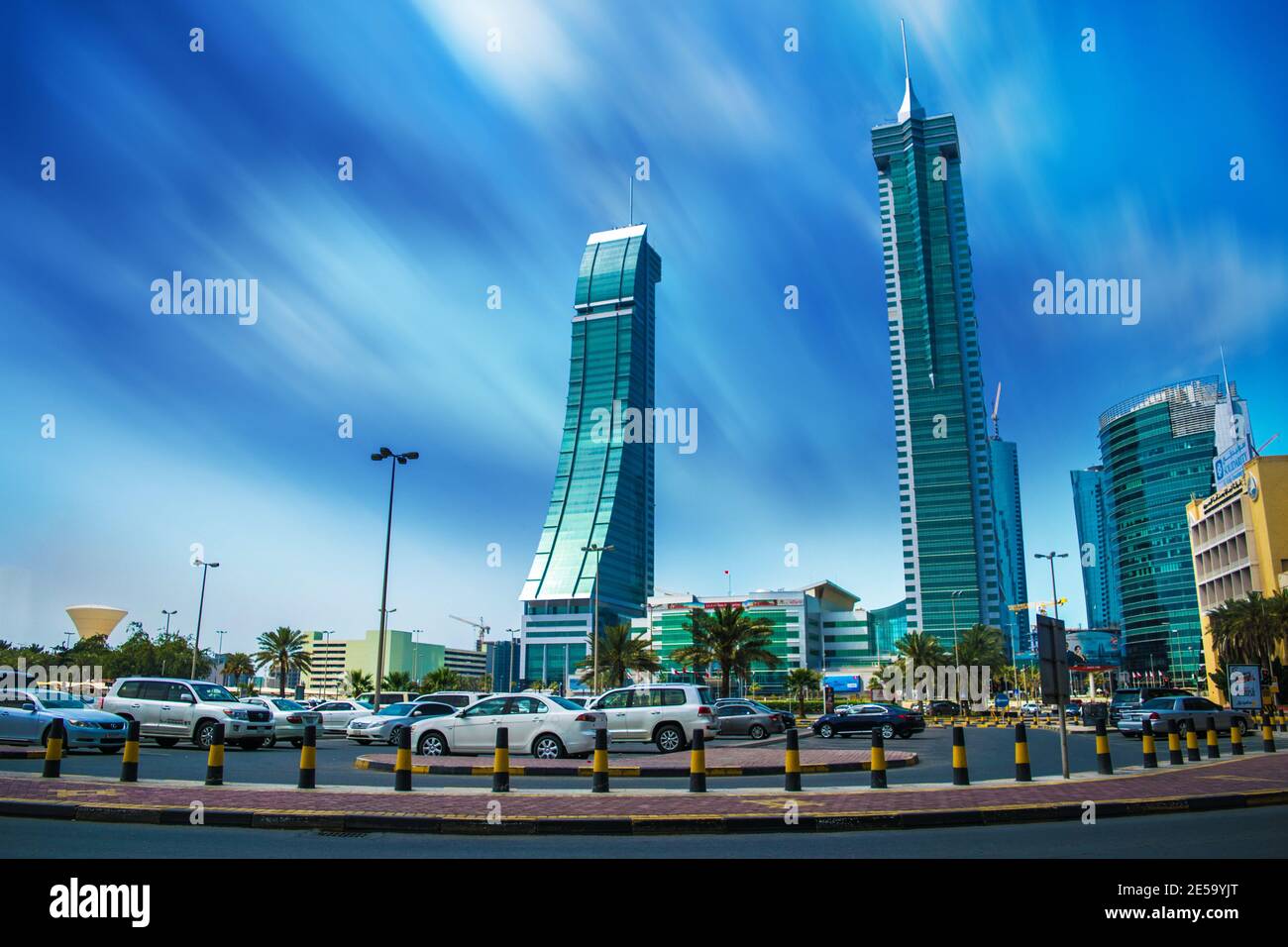 MANAMA, BAHRAIN - Jan 17, 2021: Bahrain Financial Harbour (BFH) is a ...