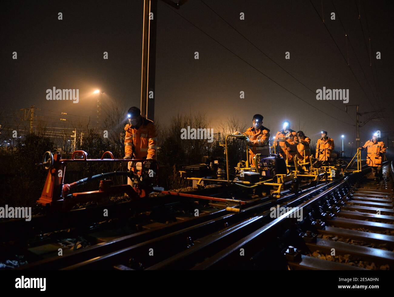 Rail grinding machines hi-res stock photography and images - Alamy