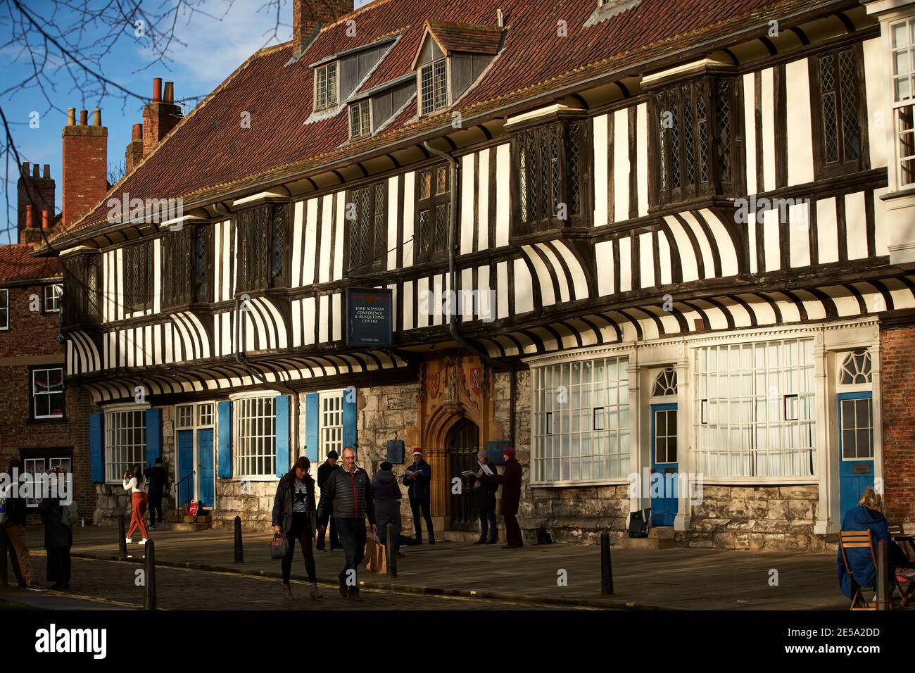 Grade I listed Mediaeval building York St Williams College behind York ...