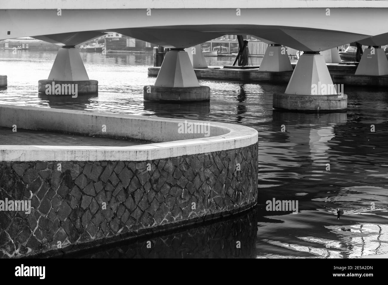 Modern boat house Black and White Stock Photos & Images - Alamy