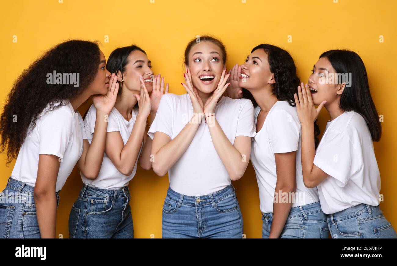 Women gossiping african american hi-res stock photography and images ...