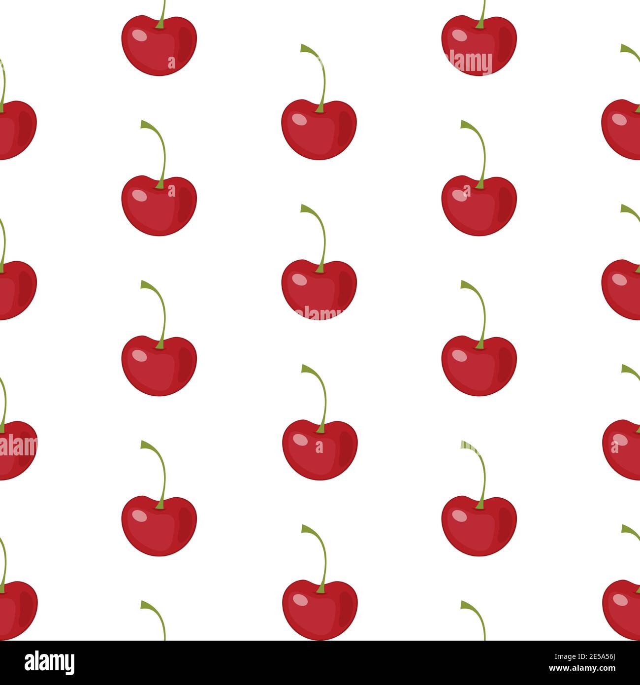 Seamless cartoon cherry fruit hi-res stock photography and images - Alamy