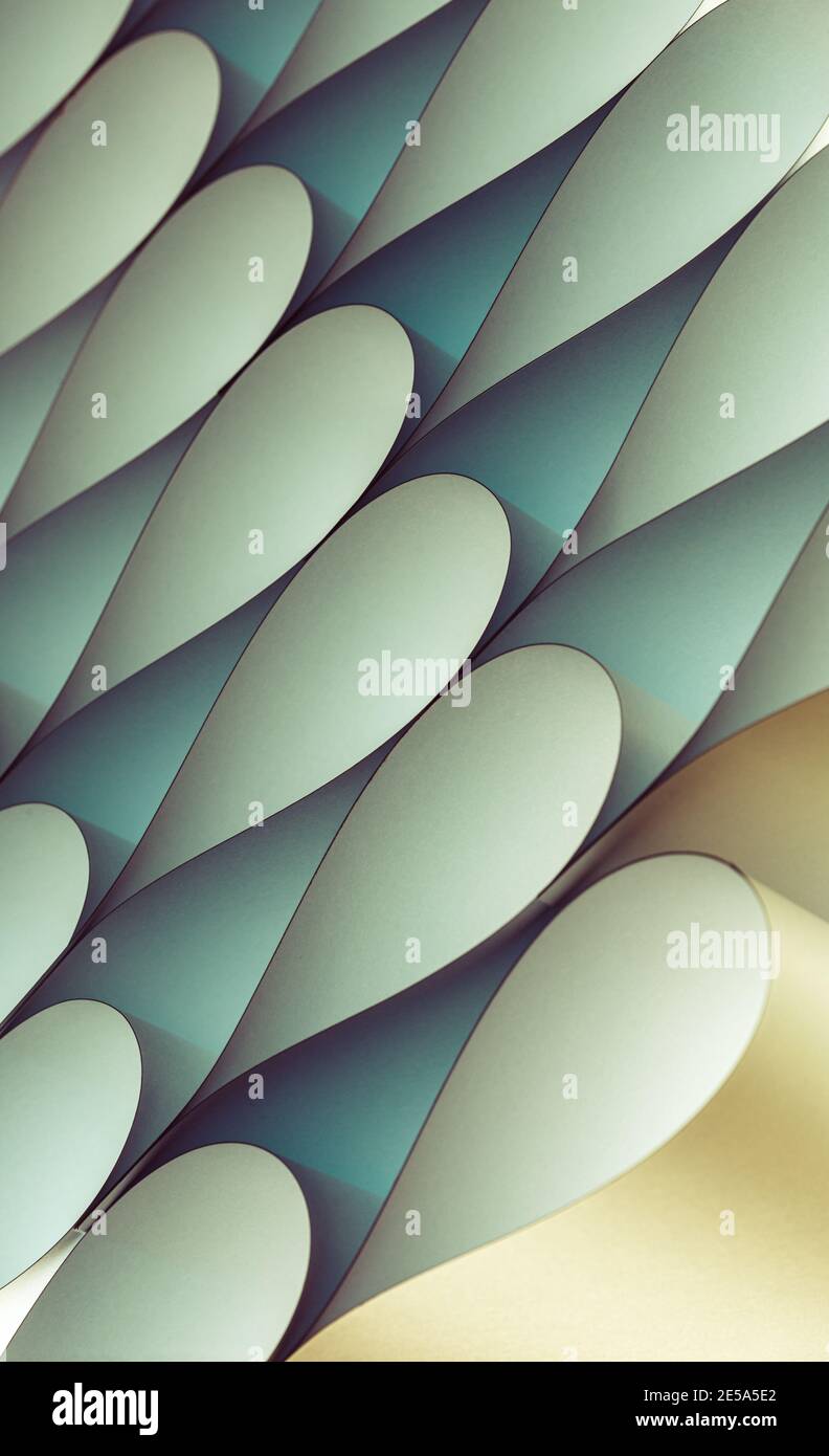 Green turquoise and Blue background abstract colored paper art ...