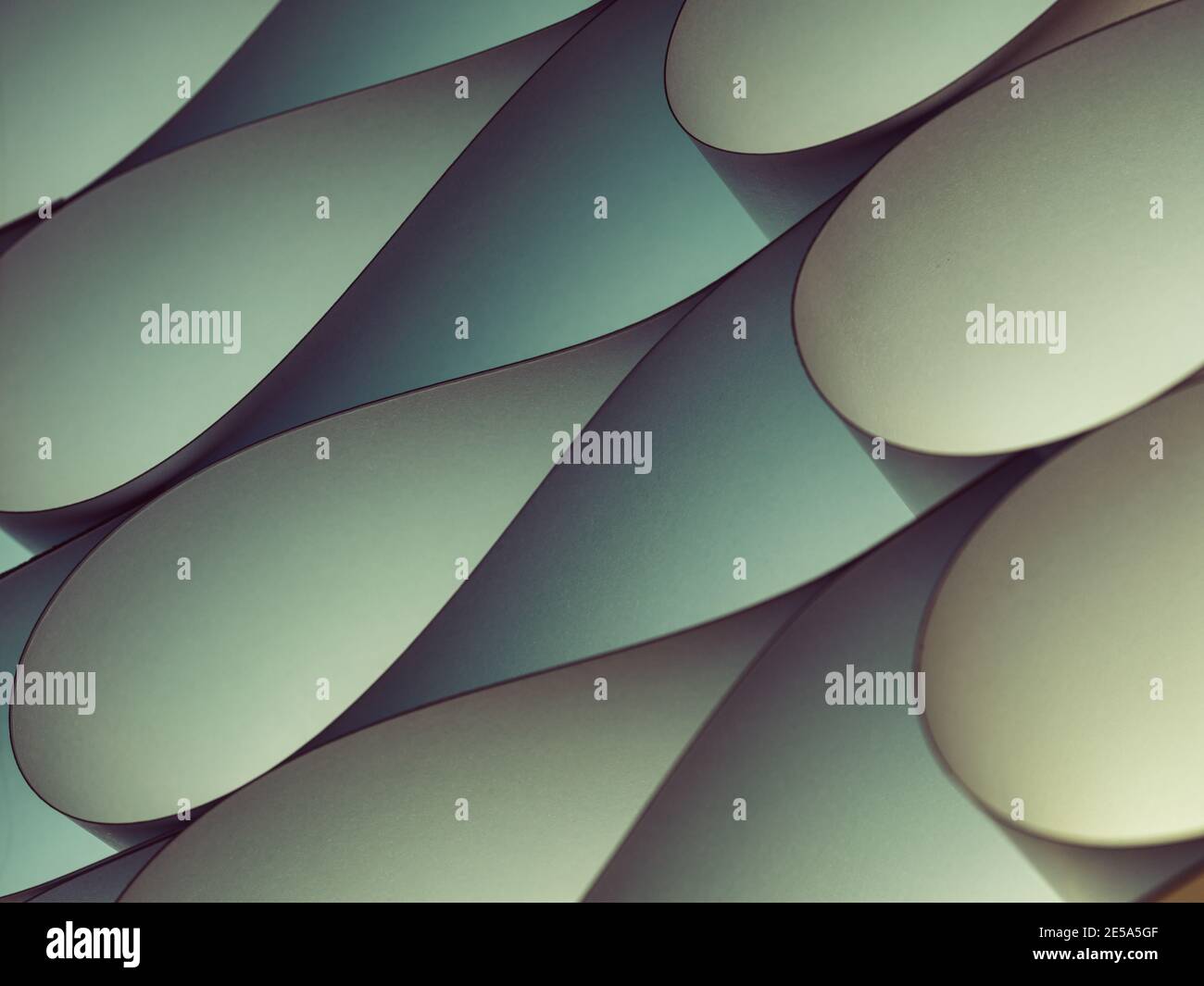 Green turquoise and Blue background abstract colored paper art ...