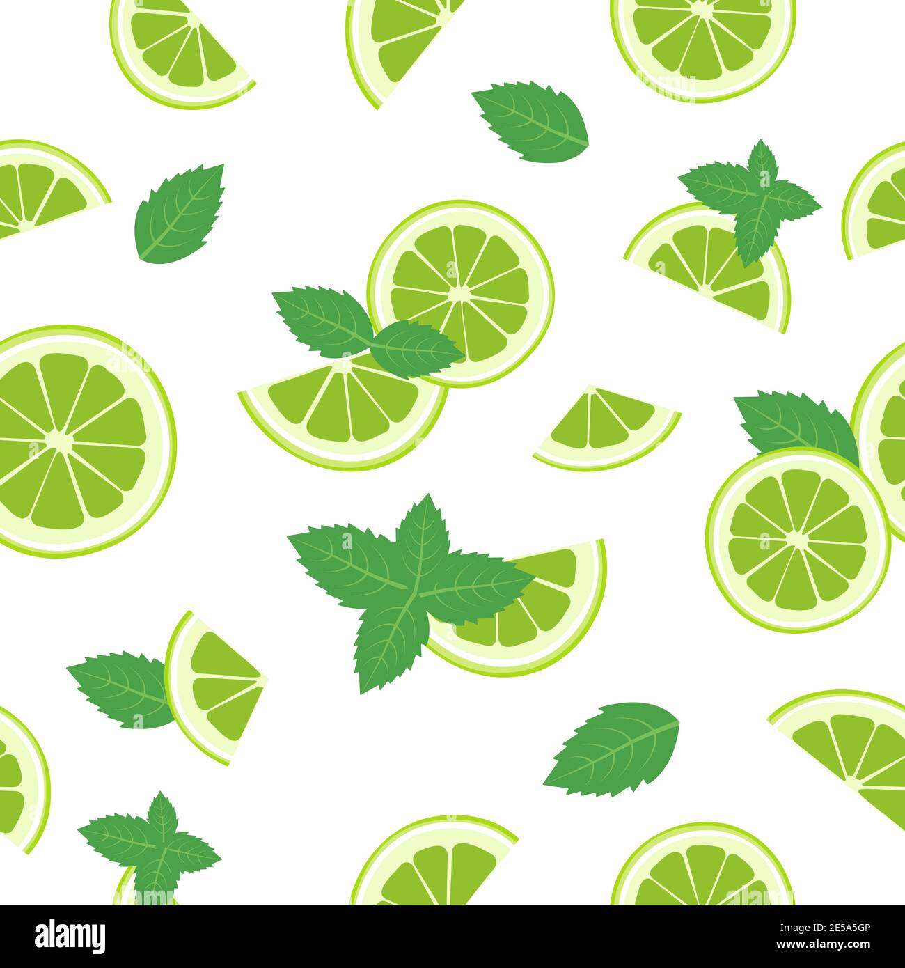 Grapefruit and mint leaves Stock Vector Images - Alamy