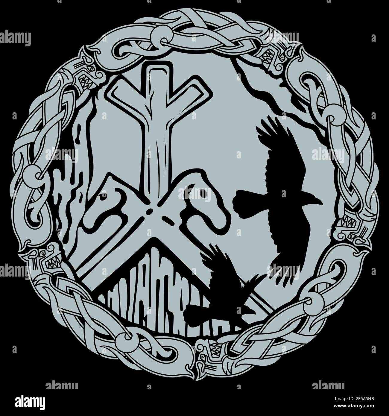 Black and white wings Stock Vector Images - Alamy