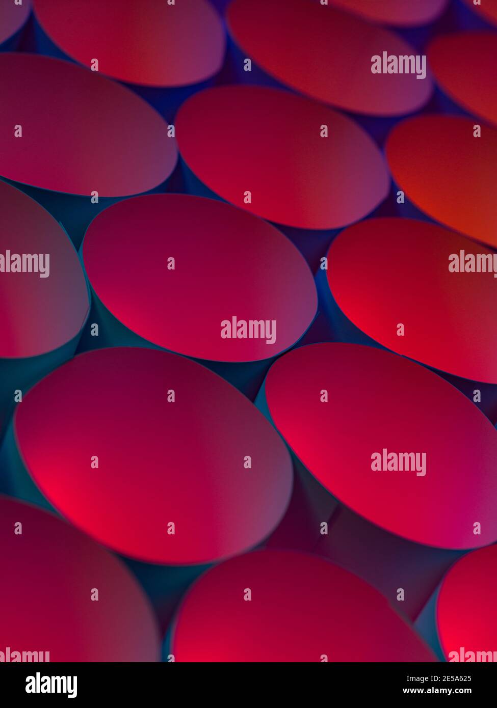 Abstract paper cylinder Stock Photo - Alamy