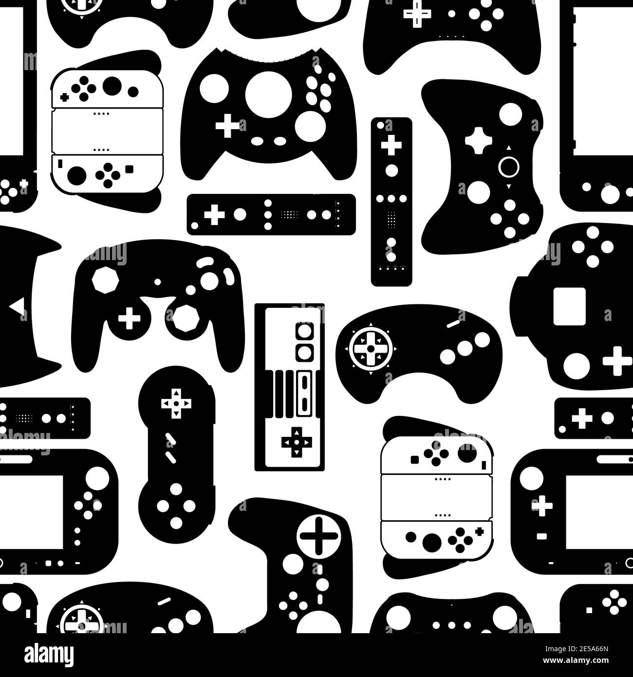Video game controller gamepad background Gadgets and devices seamless ...
