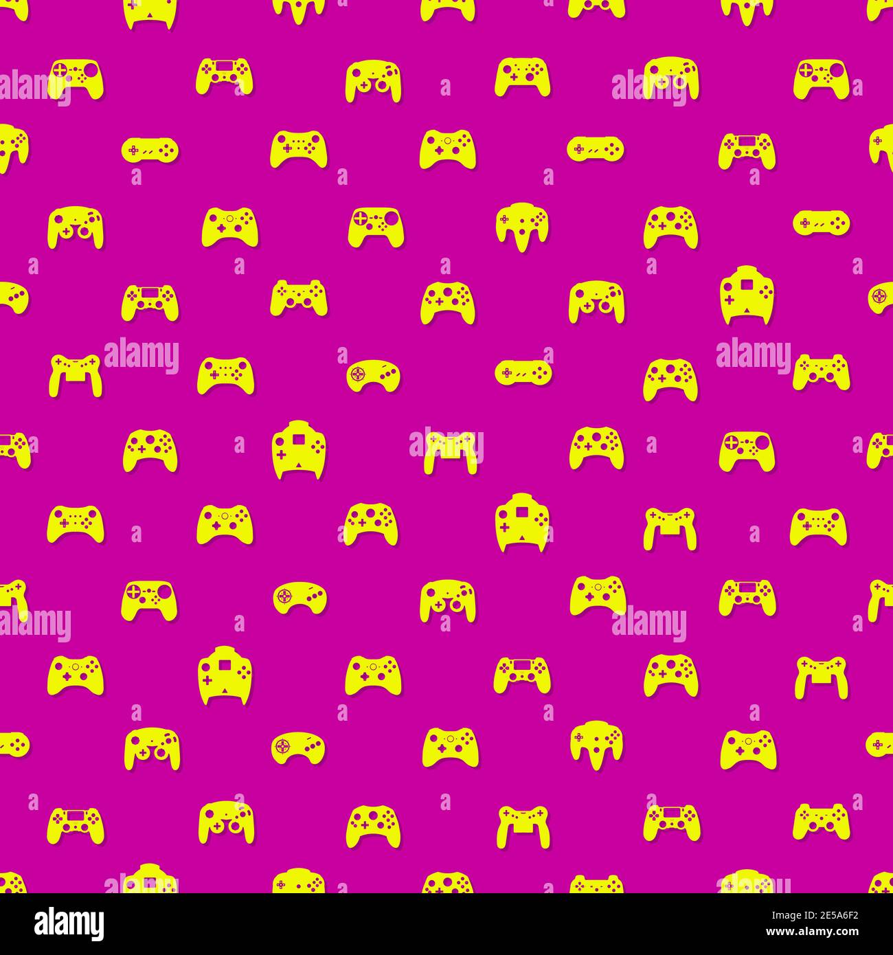 Video game controller gamepad background Gadgets and devices seamless ...