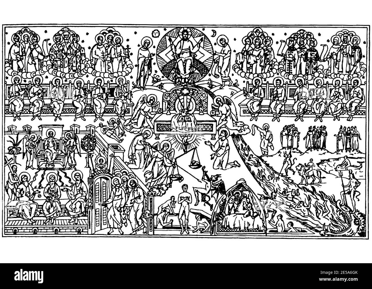 orthodox book headers from gospel Stock Photo - Alamy