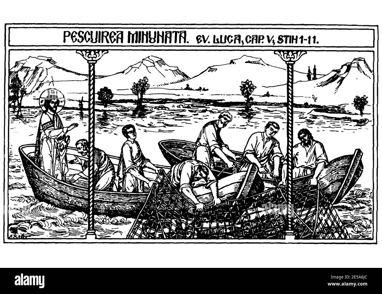biblical images book headers gospel of jesus Stock Photo - Alamy