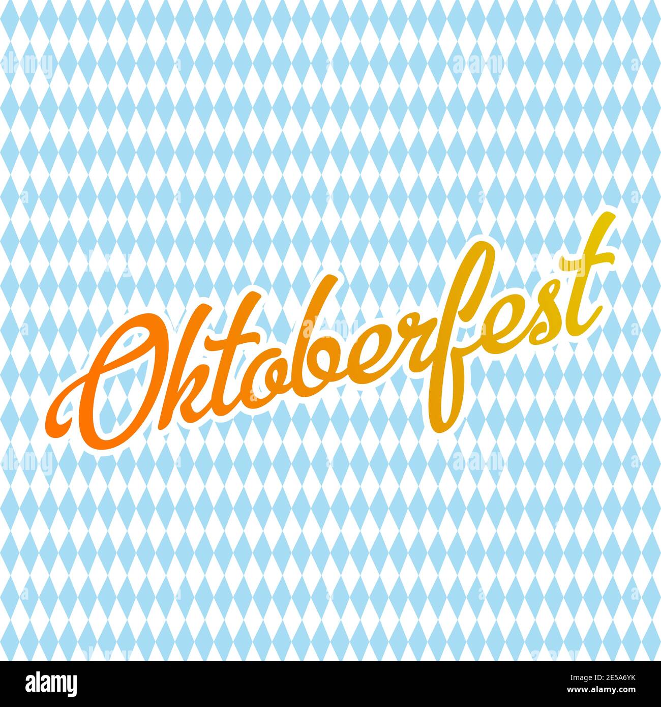 Oktoberfest background with text Oktoberfest in flat design. Eps10 ...