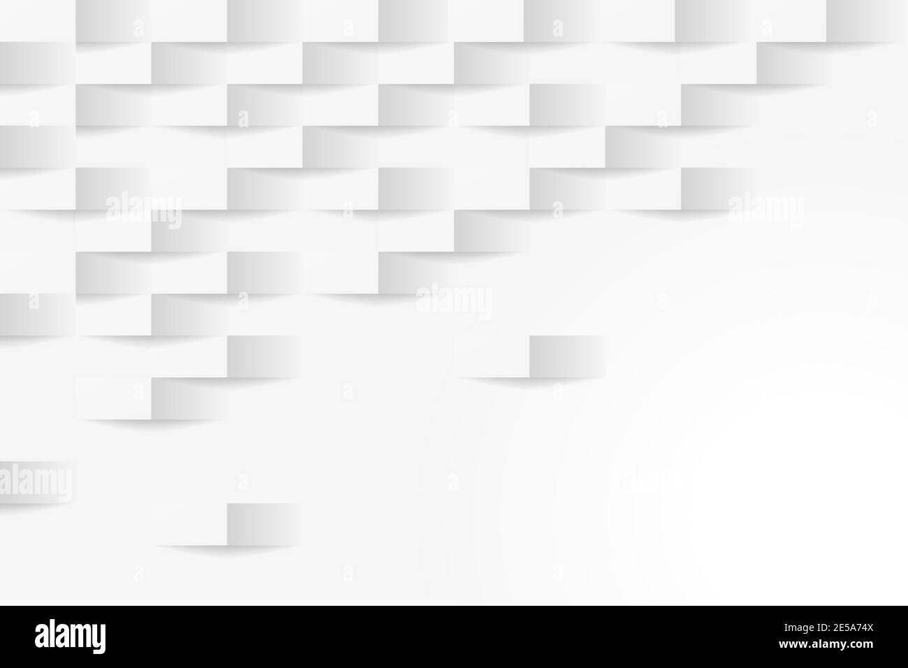 White geometric texture background with shadows in flat design. Eps10 ...