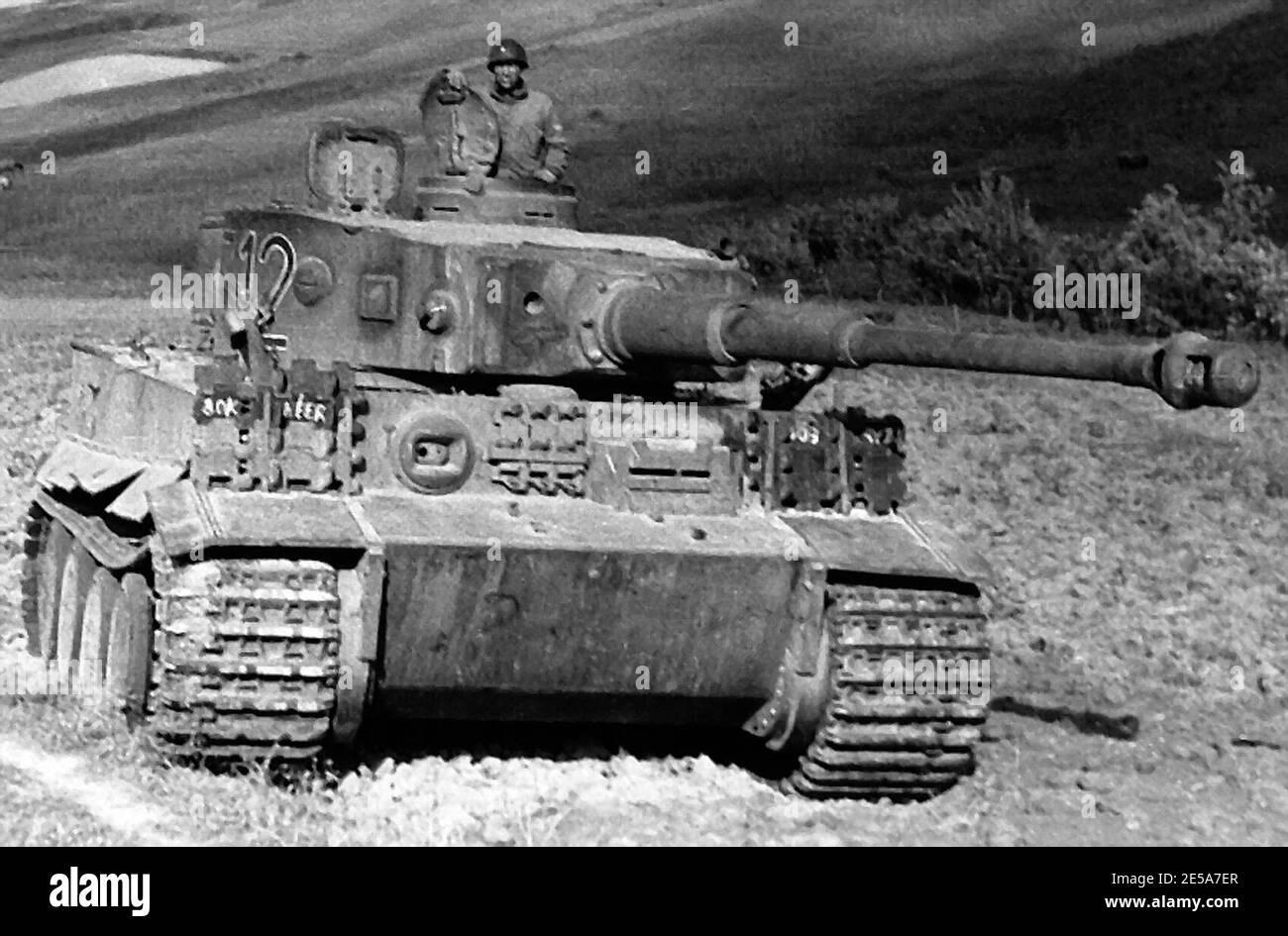 Tiger Tank Black and White Stock Photos & Images - Alamy
