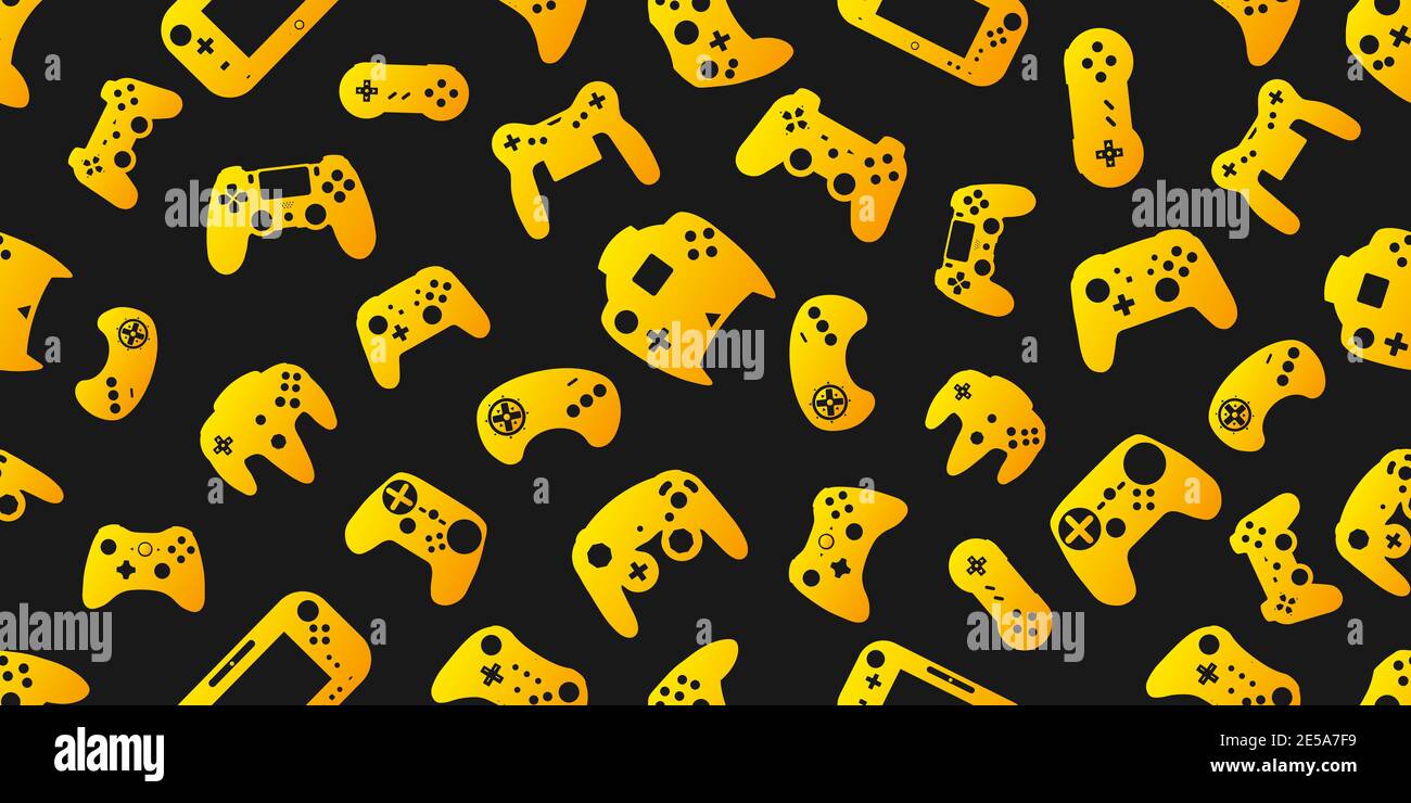 Video game controller gamepad background Gadgets and devices seamless ...