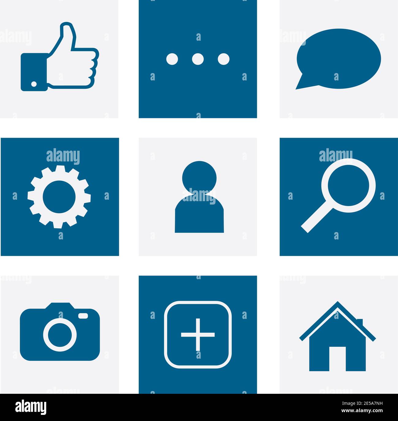 Image network connection icons Cut Out Stock Images & Pictures - Alamy