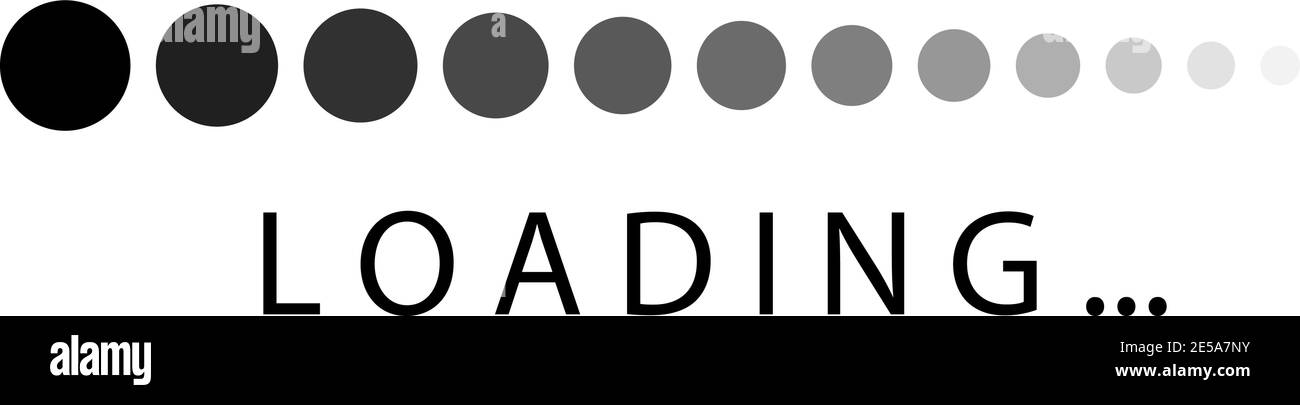 Loading icons, Download icon, Loading bar, White background Stock ...