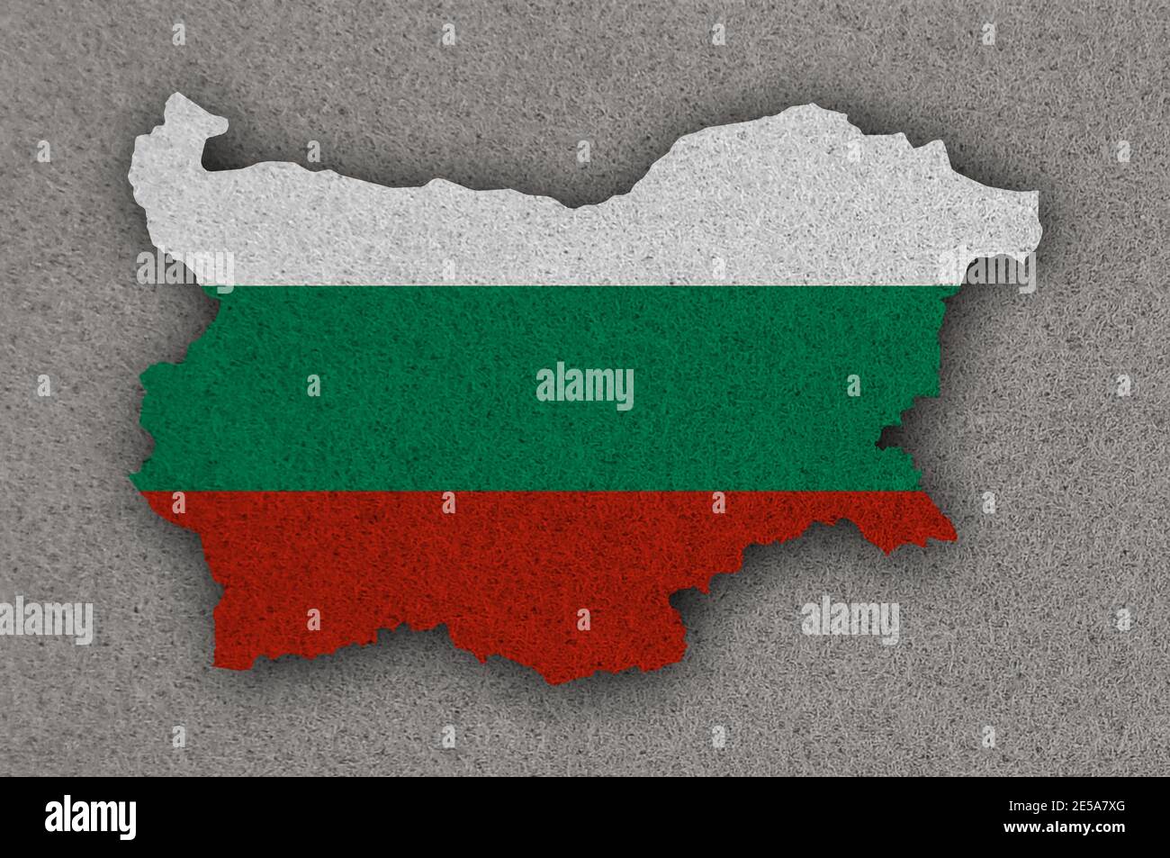 Map of bulgaria on texture hi-res stock photography and images - Alamy