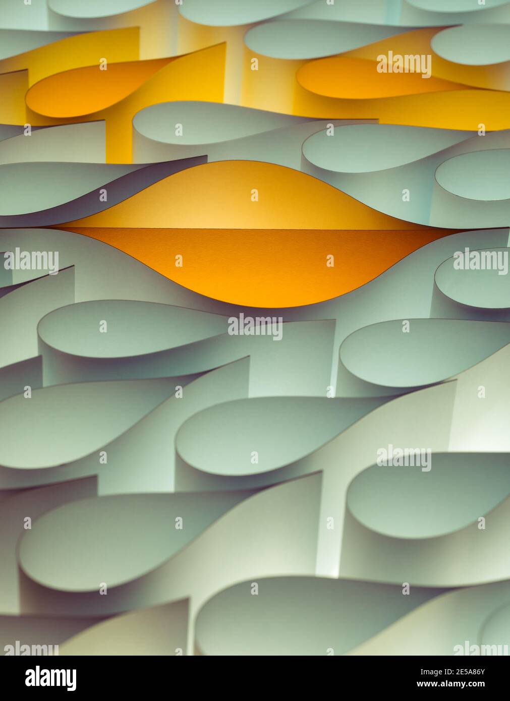 The face of autumn, abstract paper shapes backlit Stock Photo - Alamy