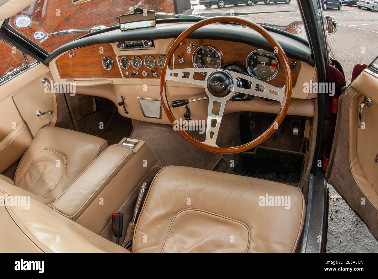 1963 Jensen CV8 classic British sports car Stock Photo - Alamy