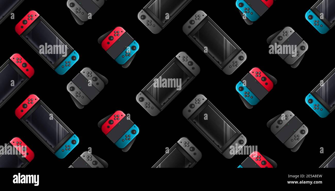 Video game controller gamepad background Gadgets and devices seamless ...