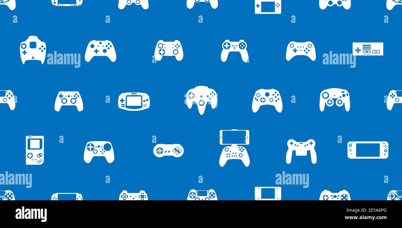 Video game controller gamepad background Gadgets and devices seamless ...