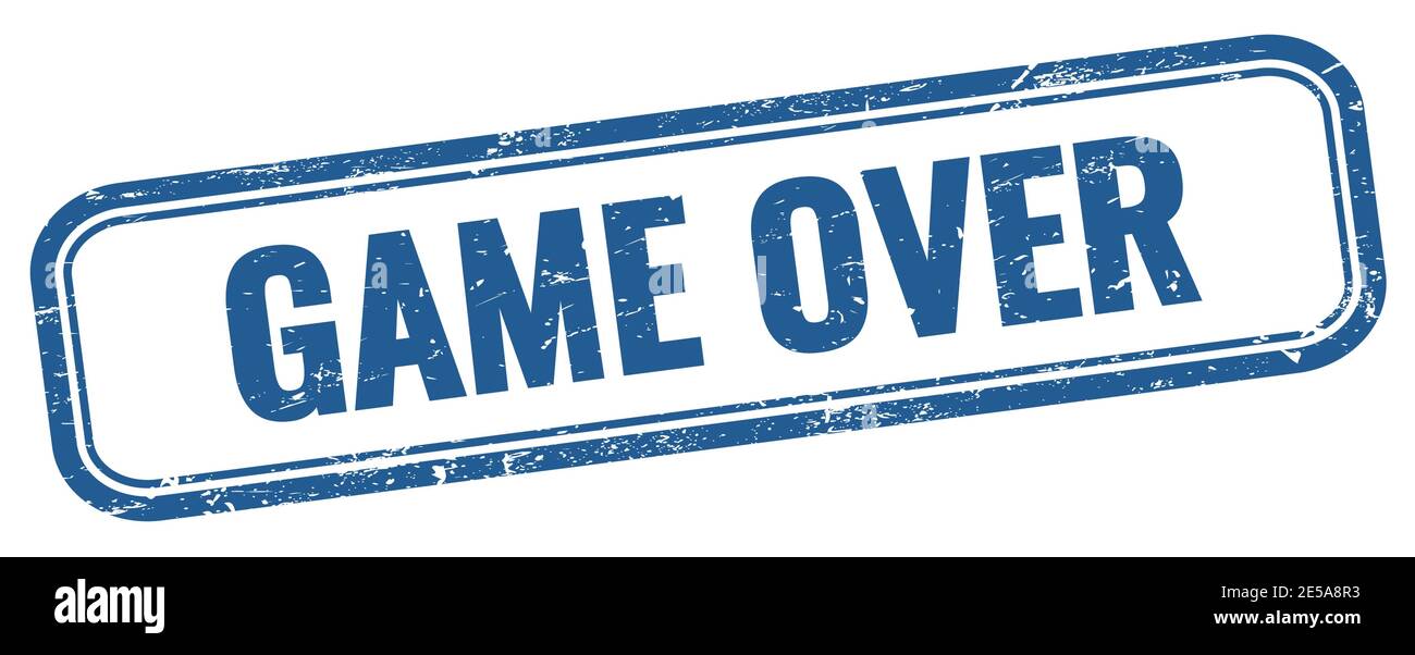 Game over stamp Cut Out Stock Images & Pictures - Alamy