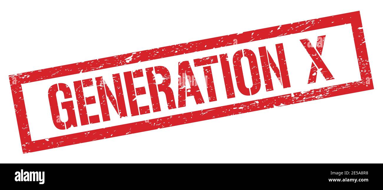 Generation X Stamp High Resolution Stock Photography and Images - Alamy