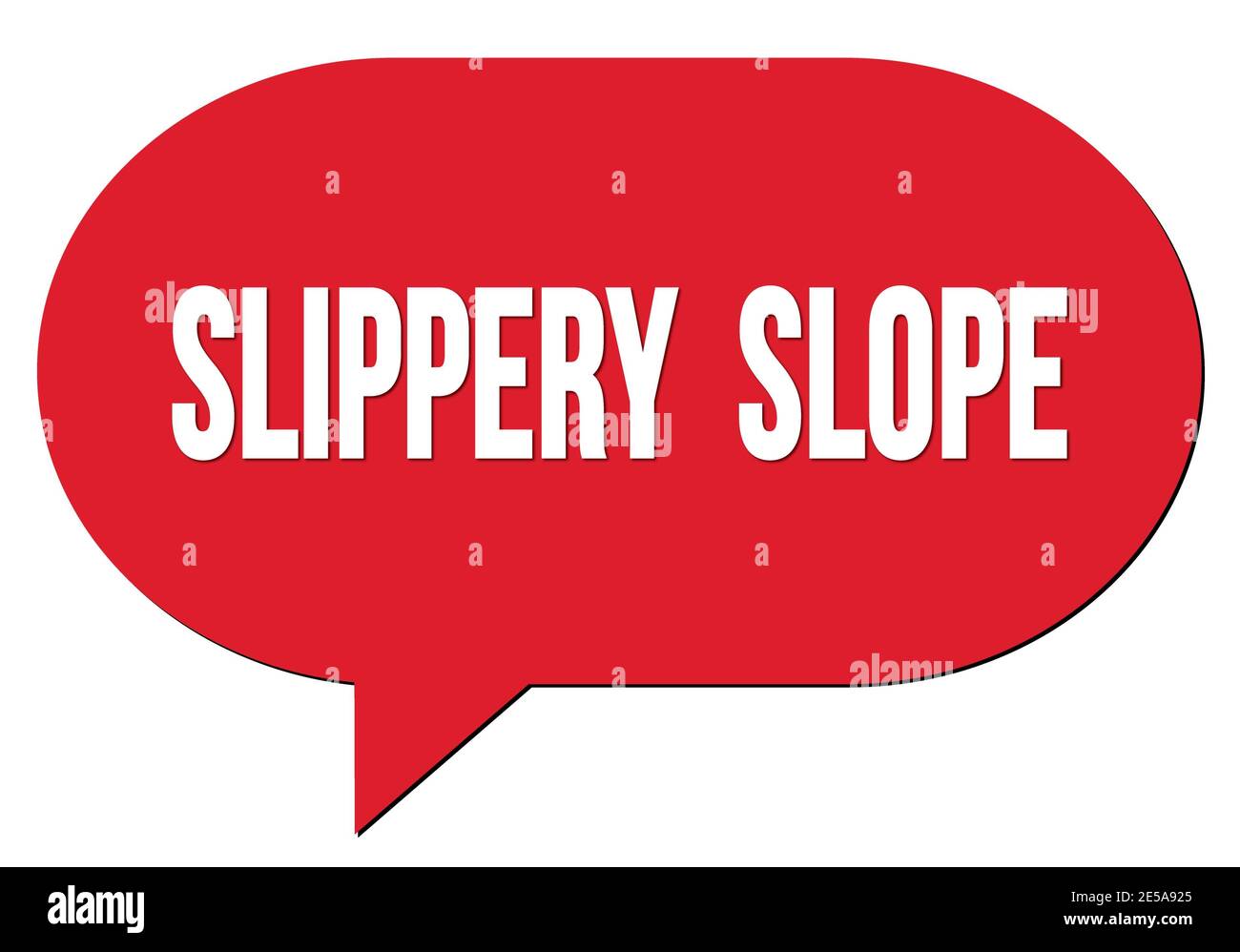 Slippery slope word hi-res stock photography and images - Alamy