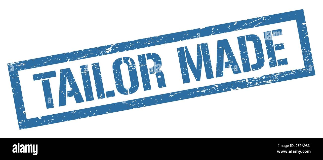 Tailor made word hi-res stock photography and images - Alamy