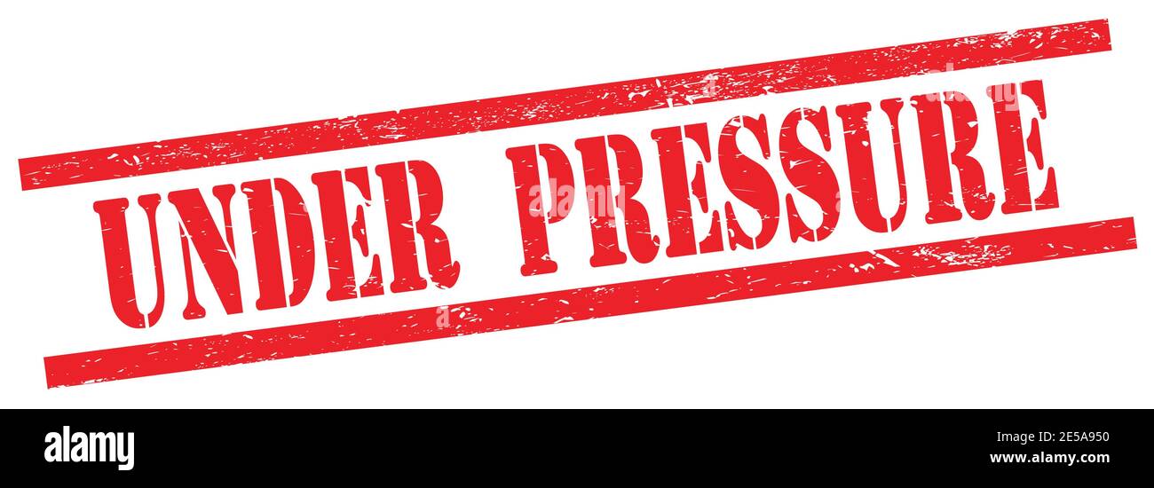 Under pressure stamp Cut Out Stock Images & Pictures - Alamy