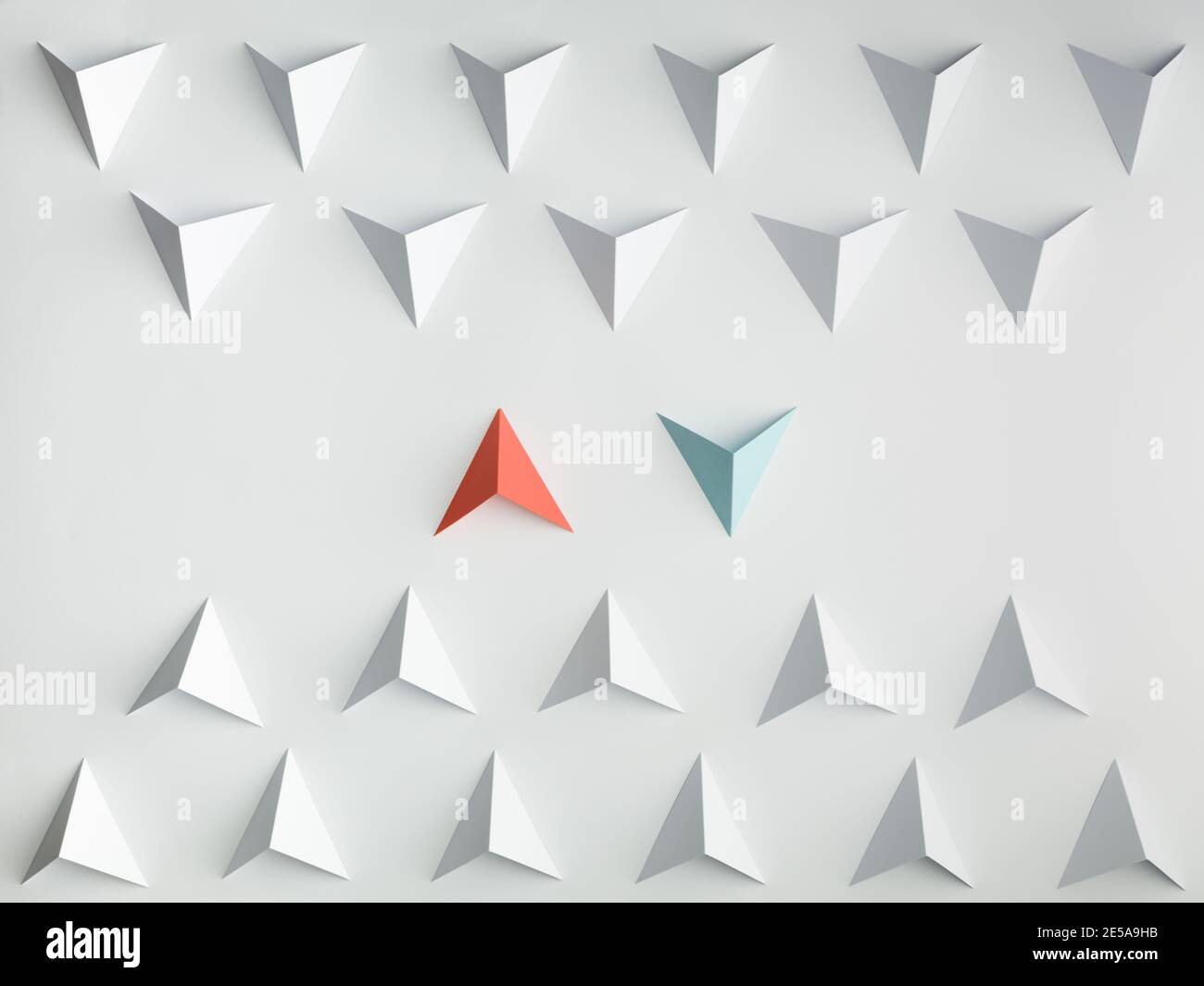 abstract tetrahedron background concept conflict Stock Photo - Alamy