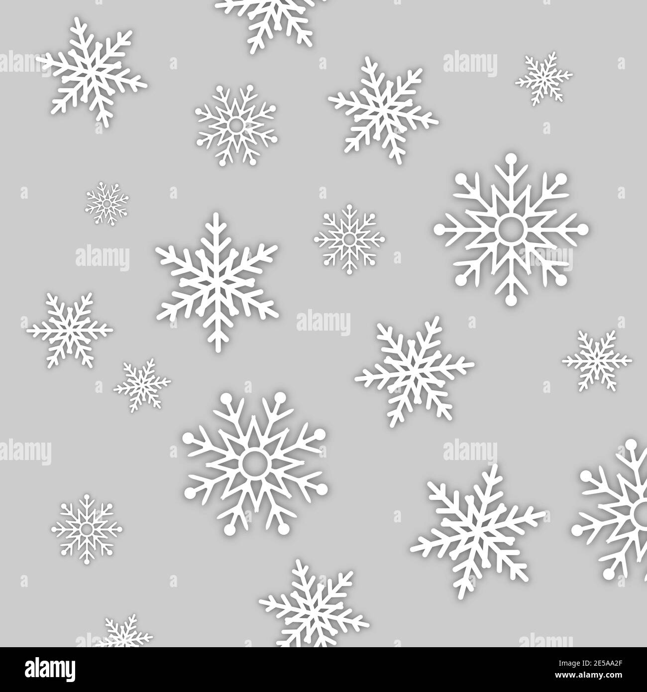 Christmas flat background falling Black and White Stock Photos & Images ...