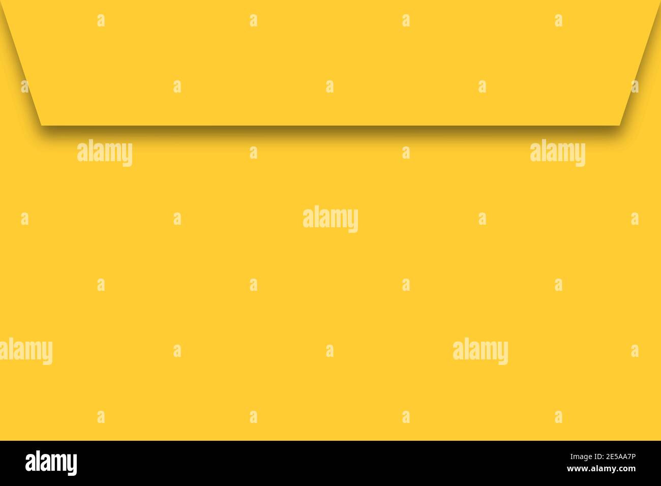 Yellow paper envelope in flat design. Envelope background. Eps10 Stock ...