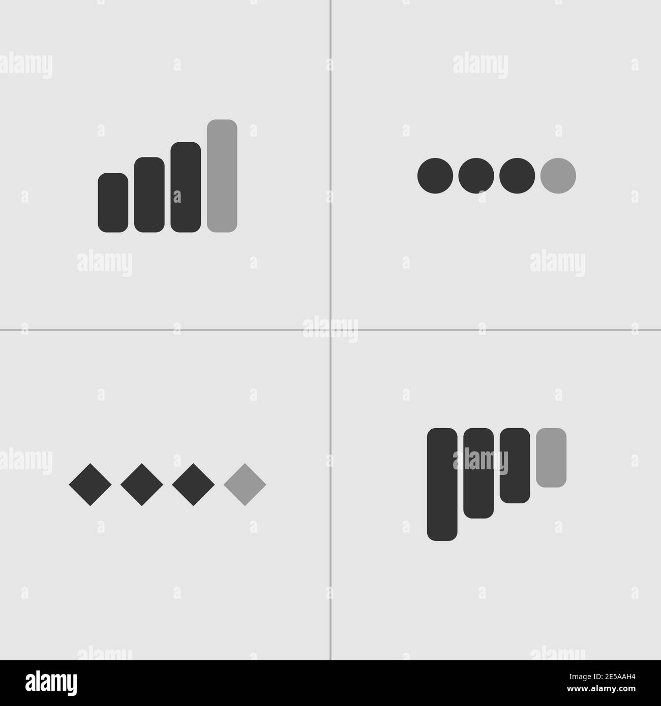 Network - Vector icons. Network icons in flat style for mobile phones ...