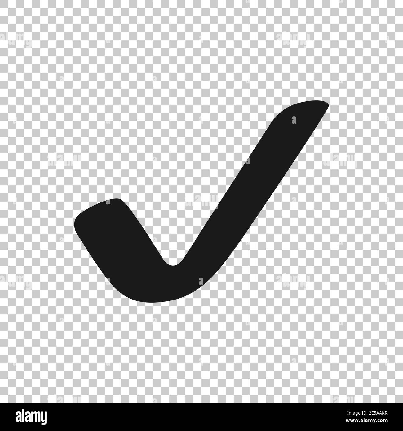 Check mark icon. Check mark vector icon. Check icon in trendy flat ...